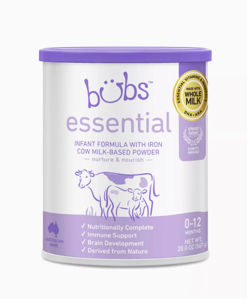 Aussie Bubs Supreme A2 Infant Formula, 0-6 months Stage 1 (Pack of 4 ...