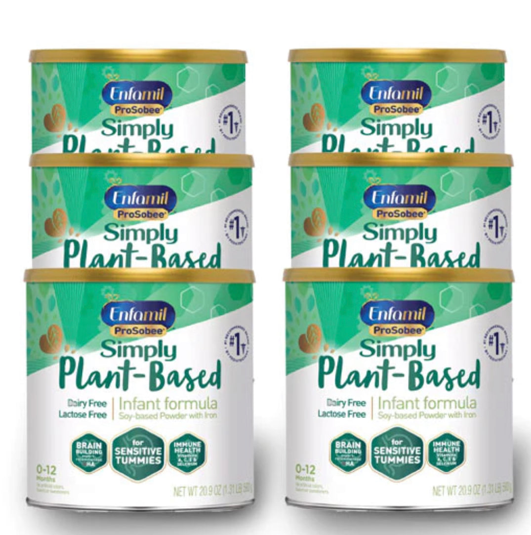Enfamil ProSobee Soy Infant Formula (6-12.9 oz) Case of 6 – Babies ...