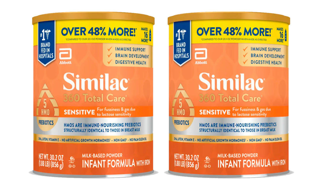 Similac 360 Total Care Sensitive Infant Formula Powder, 30.2 Oz (Pack ...