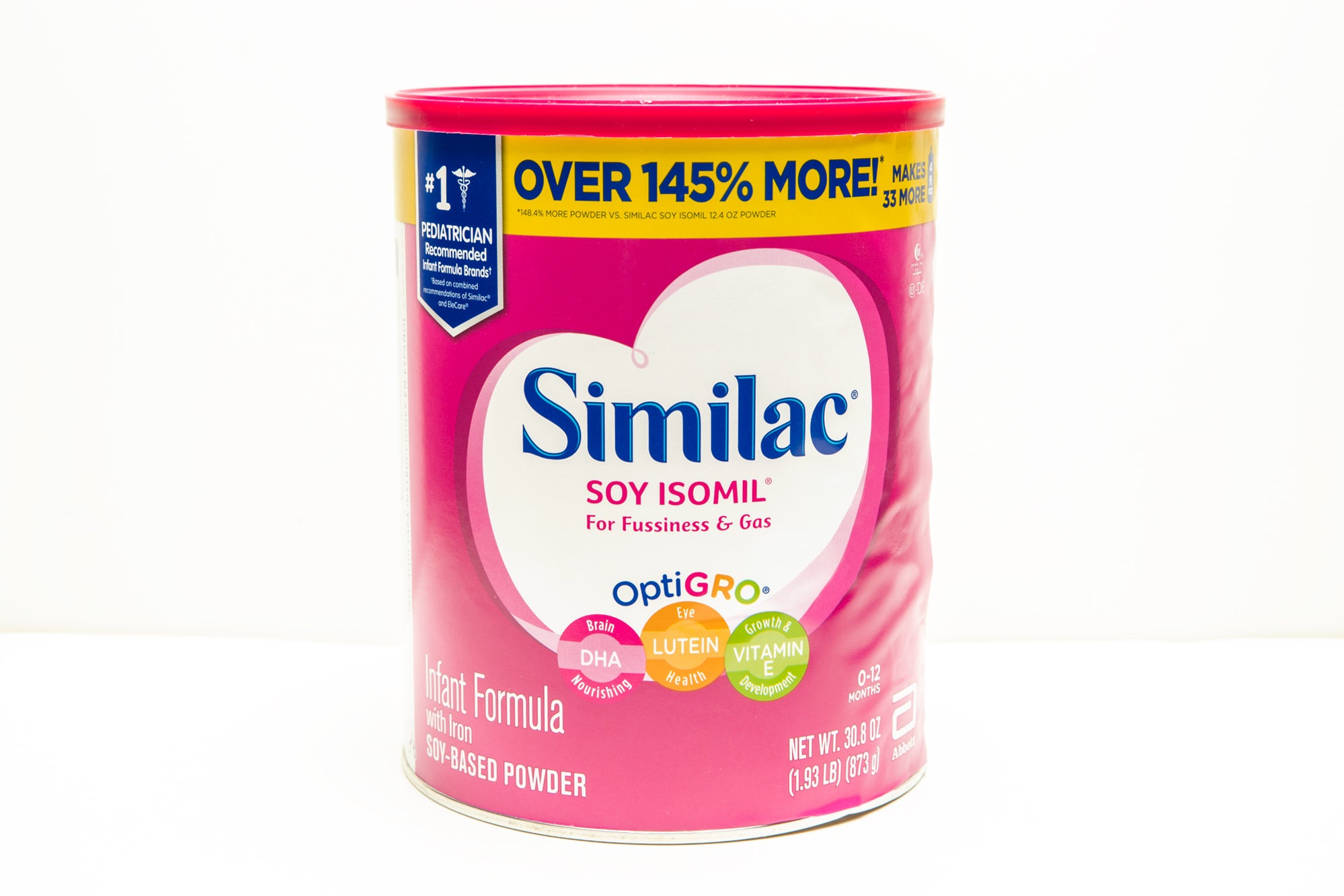 Similac Soy Isomil Infant formula with Iron 30.8 OZ, Case of 6 – Babies ...