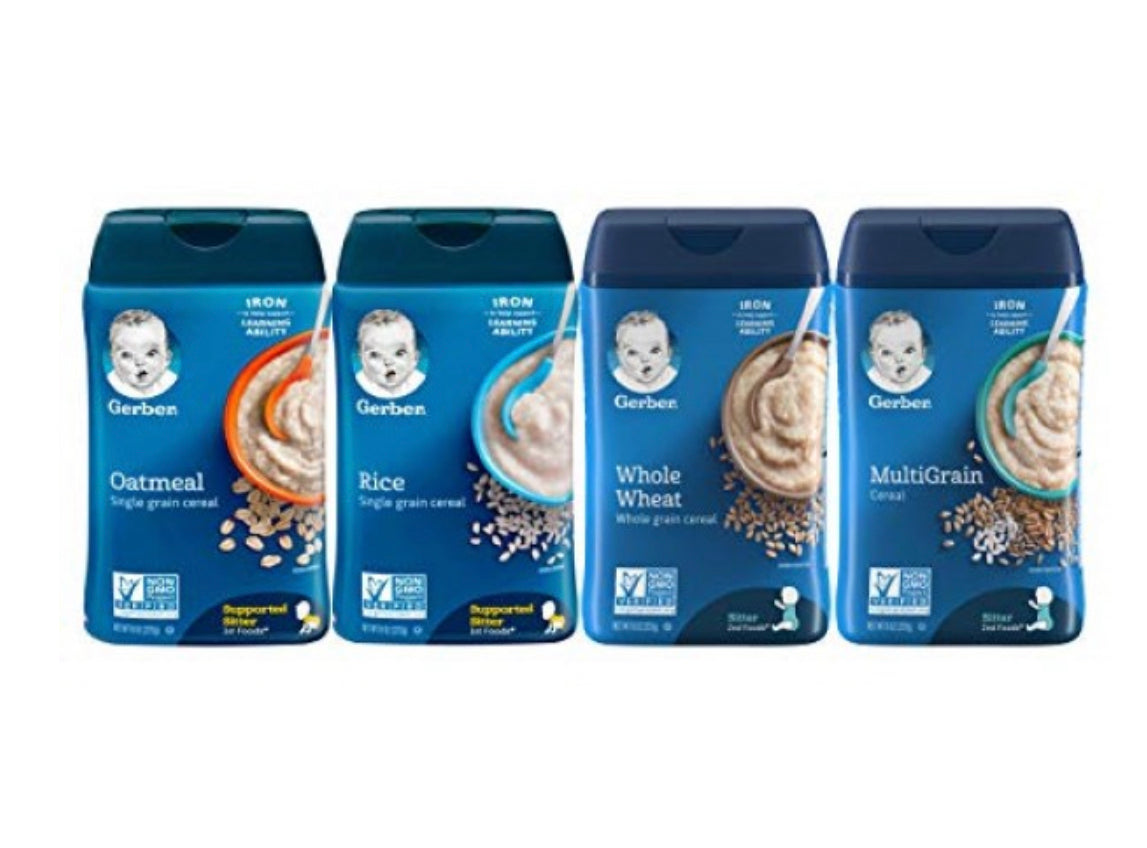 Gerber Baby Cereal Variety Pack- 8oz – Babies Nutrition