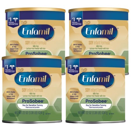 Enfamil Prosobee Soy Infant Formula (4-20.9 oz) Case of 4 – Babies ...