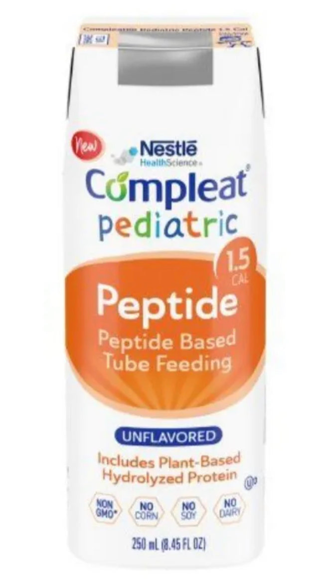 Nestle Compleat Pediatric Peptide 1.5, Unflavored 24 ct. – Babies Nutrition