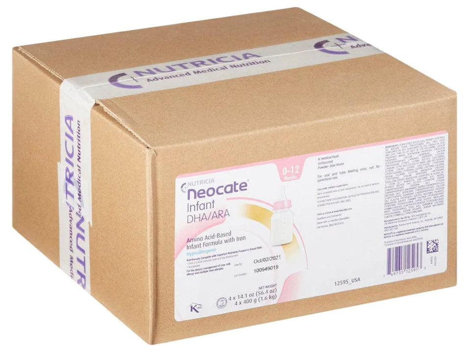 Neocate Infant Formula DHA/ARA (4 - 14.1 oz) Case of 4 – Babies Nutrition