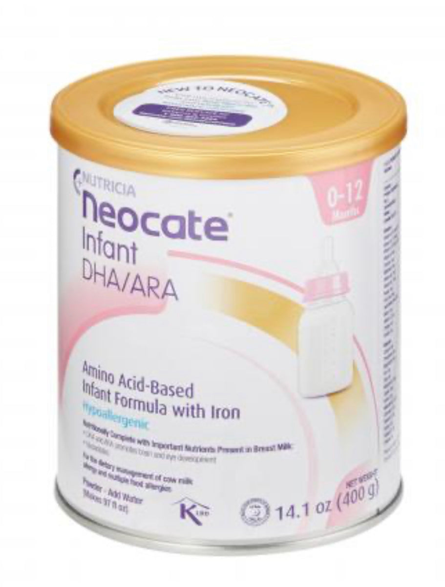 Neocate Infant Formula DHA/ARA (4 - 14.1 oz) Case of 4 – Babies Nutrition
